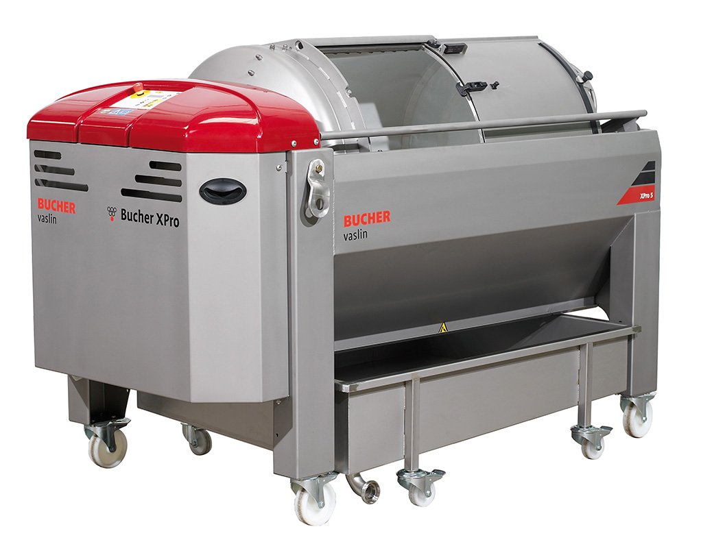 Pneumatic press for pressing grapes X Pro 5 / 8 / 15, Bucher Vaslin ...