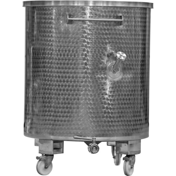 Open top fermentation tank with two jackets - Destiller