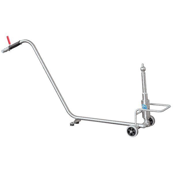 Barrel Cleaner BRM for cleaning barrels on a rack - Destiller