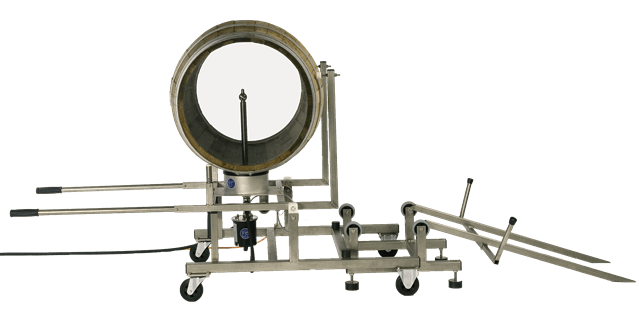 Mobile barrel cleaning system - Destiller