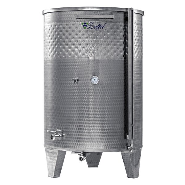Open top fermentation tank with two jackets - Destiller