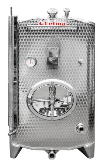 SQUARE TANK for fermentation and storage of wine and other alimentary ...