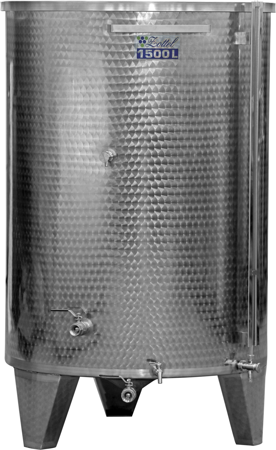 Open top fermentation tank for wine, cider - Destiller