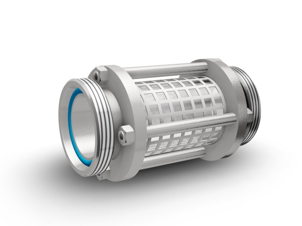 Sight glass with LED backlight - Destiller